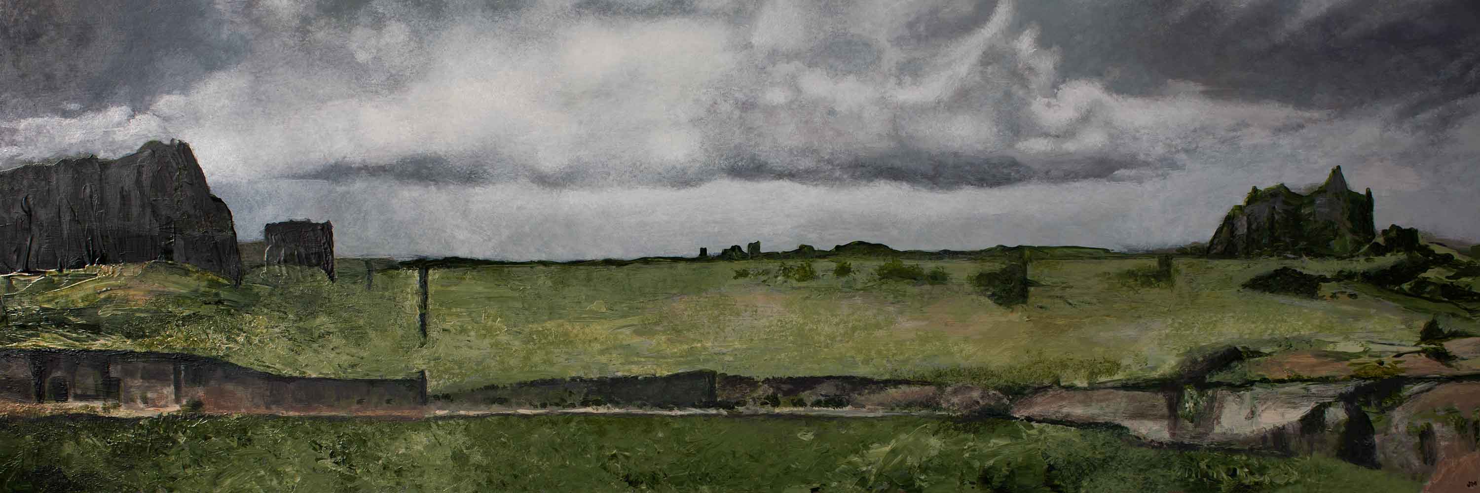 “Terraforming the Uncanny Valley” Paintings by Julie Meridian in colla ...